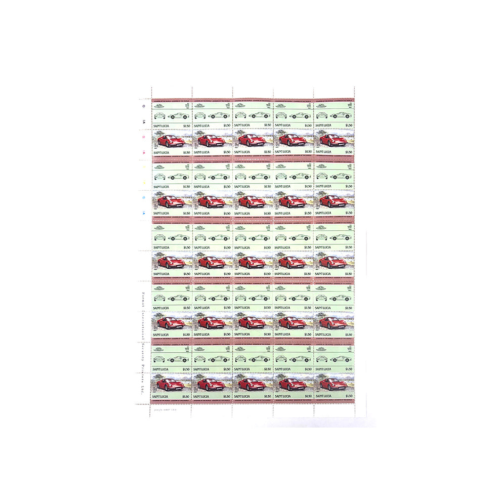 Ferrari Dino Saint Lucia Stamps — Alex Reade Motorsport