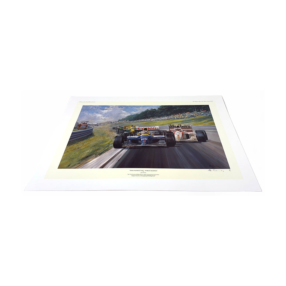 Alan Fearnley - Nigel Mansell OBE World Champion — Alex Reade Motorsport