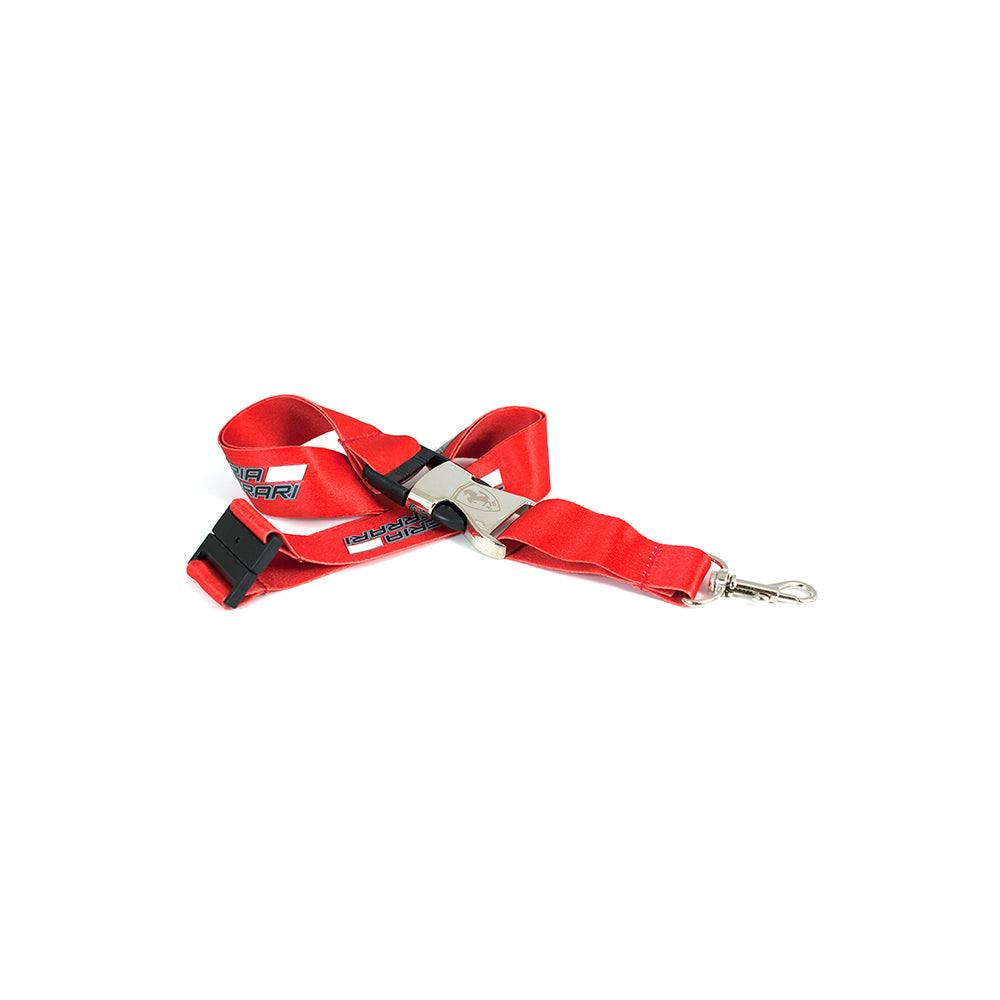 Scuderia Ferrari Team Lanyard Red — Alex Reade Motorsport
