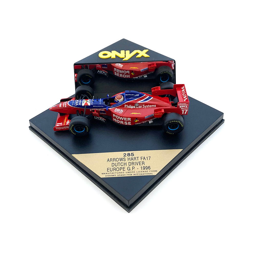 Onyx 1/43 1996 Arrows FA17 Verstappen 285 — Alex Reade Motorsport